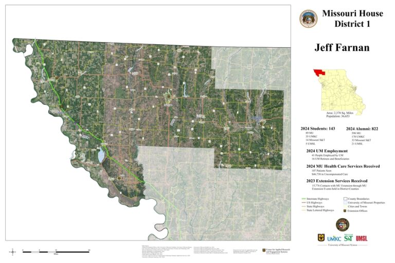 2025 District Maps - MISSOURI DISTRICT MAPS