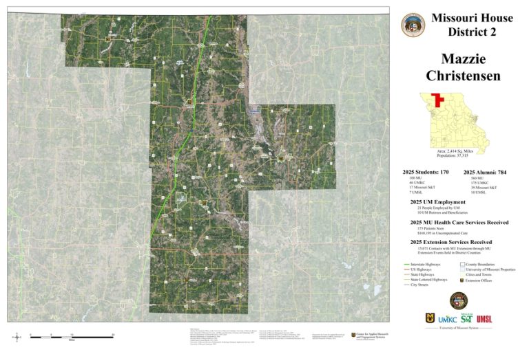 2025 District Maps - MISSOURI DISTRICT MAPS
