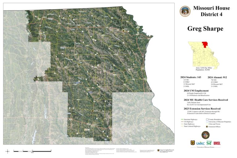 2025 District Maps - MISSOURI DISTRICT MAPS