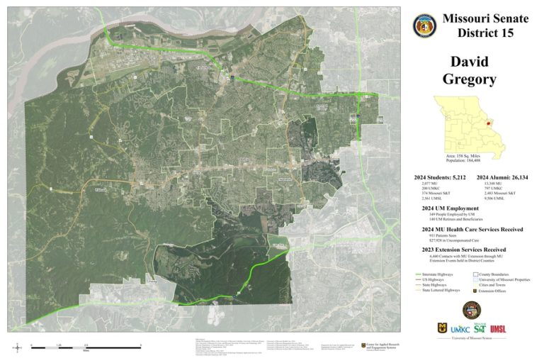2025 District Maps - MISSOURI DISTRICT MAPS