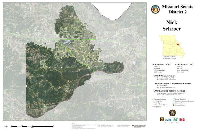 2025 District Maps - MISSOURI DISTRICT MAPS