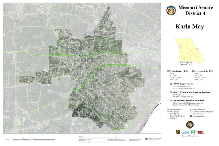 2025 District Maps - MISSOURI DISTRICT MAPS