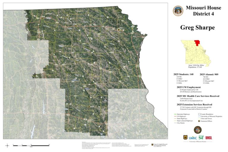 2025 District Maps - MISSOURI DISTRICT MAPS