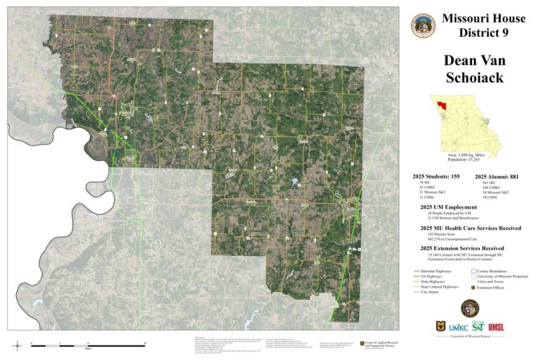 2025 District Maps - MISSOURI DISTRICT MAPS