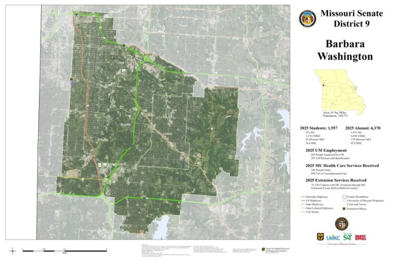 2025 District Maps - MISSOURI DISTRICT MAPS